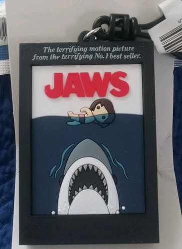 JAWS 50th Anniversary Universal City Figural Bag Clip Keychain JAWS ...