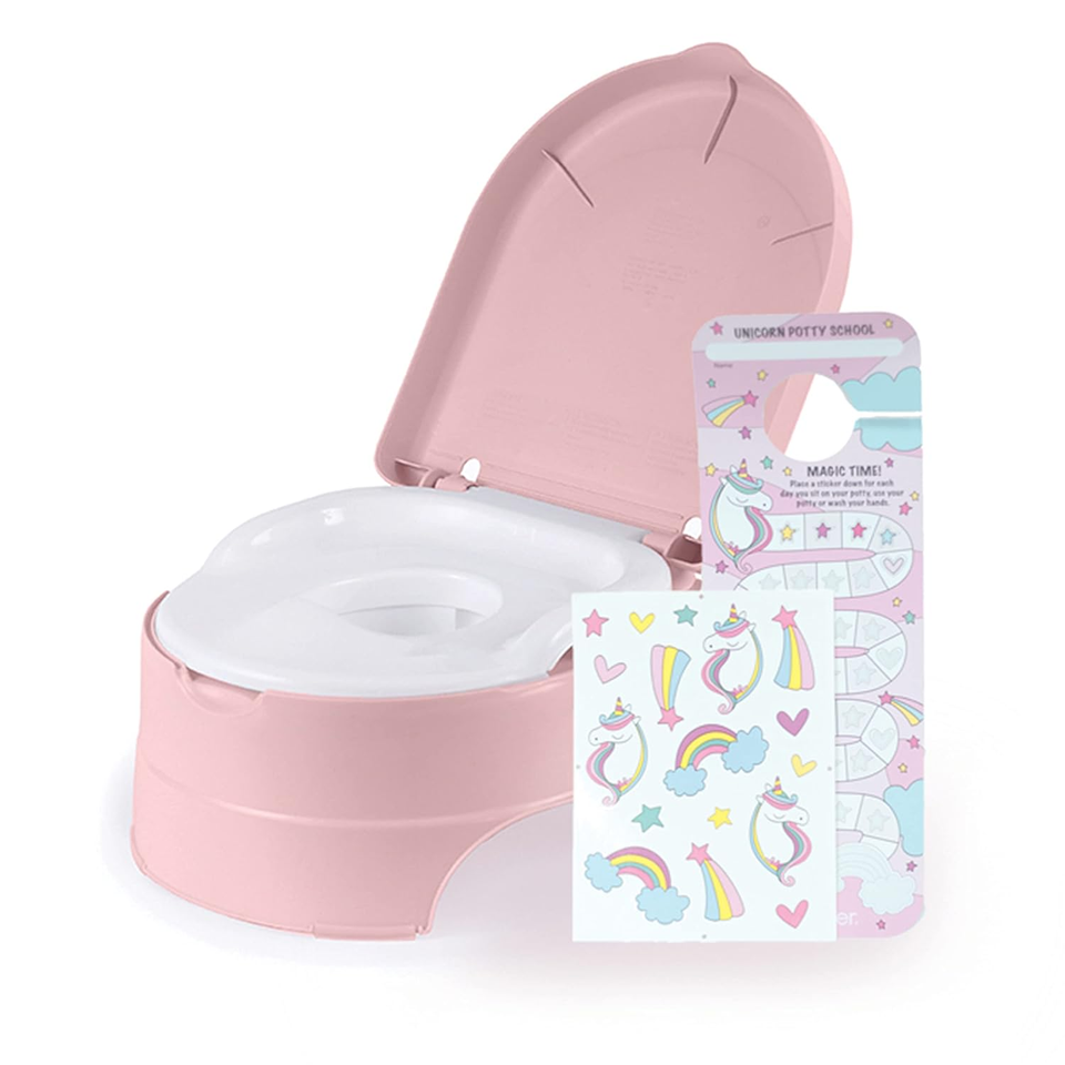 My Fun Potty Rewards (Pink)-3-Stage Potty Training Toilet-Includes ...