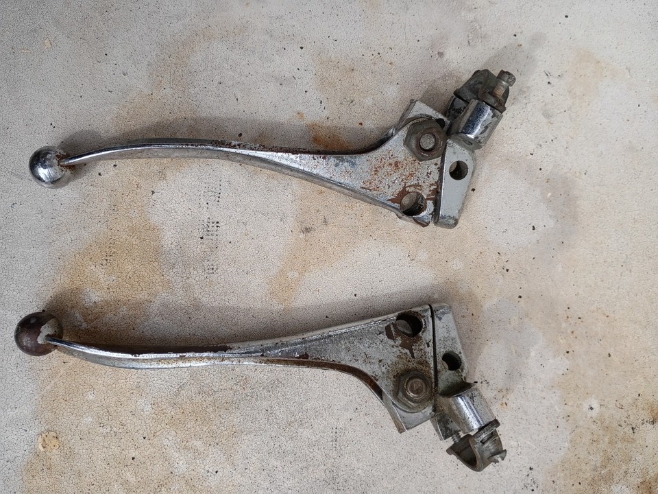 HARLEY BATES? PANHEAD CHOPPER CLUTCH/BRAKE LEVERS HANDLEBAR CONTROLS ...