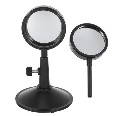 Optical Experiment Concave Lens Handheld Convex Mirror with Bracket ...