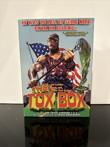 The Toxic Avenger 1 2 & 3 Crusaders Set Tox Box 4 DVD Collection 2002 ...