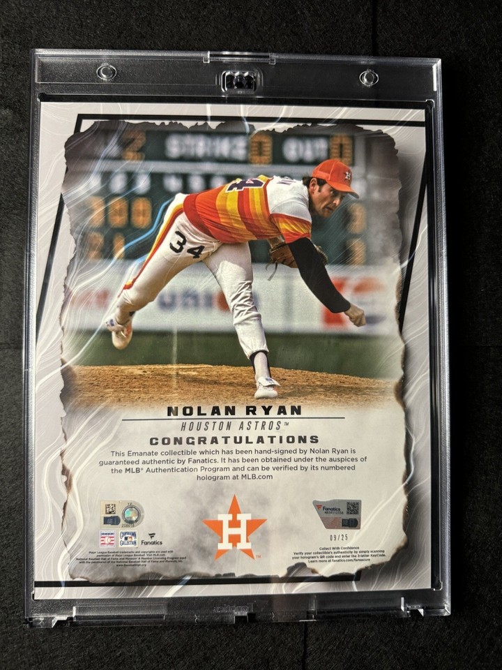 2024 NOLAN RYAN Auto Fanatics Under Wraps - Gold /25 Houston Astros | eBay
