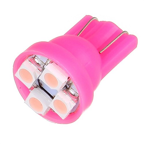 100x Purple T10 194 168 921 Wedge 4-3528SMD LED Bulb Instrument Cluster ...