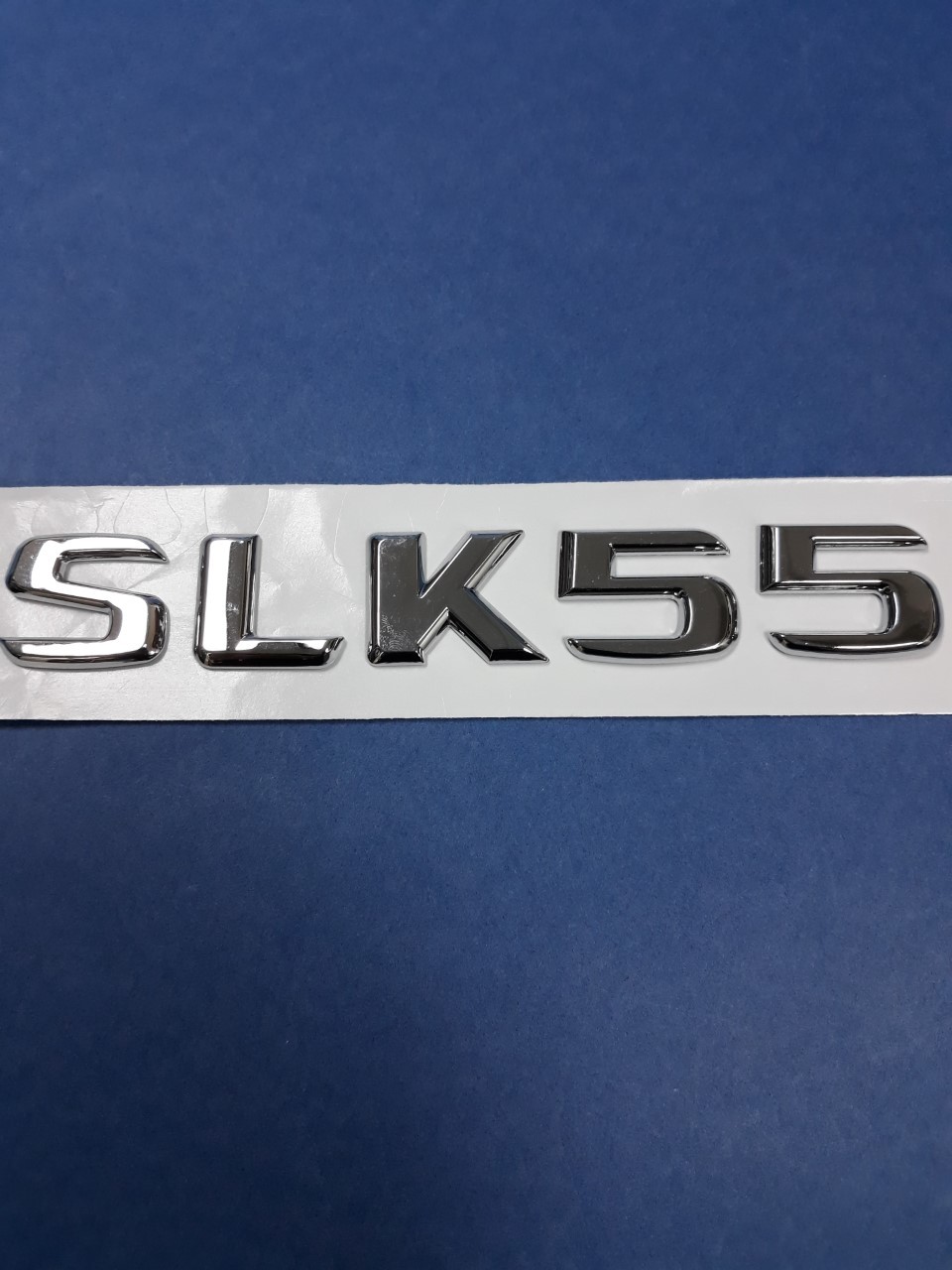 SET OF CHROME * SLK55 * TRUNK LETTER EMBLEM BADGE FOR MERCEDES AMG SLK ...