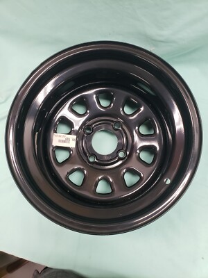 ITP Delta Steel Wheel for ATVs 14"x7" -Gloss Black #1425544014B | eBay