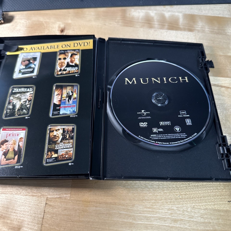 Munich (DVD, 2006, Full Frame) Eric Bana, Jeffrey Wright, Geoffrey Rush Like New 25192182426 | eBay