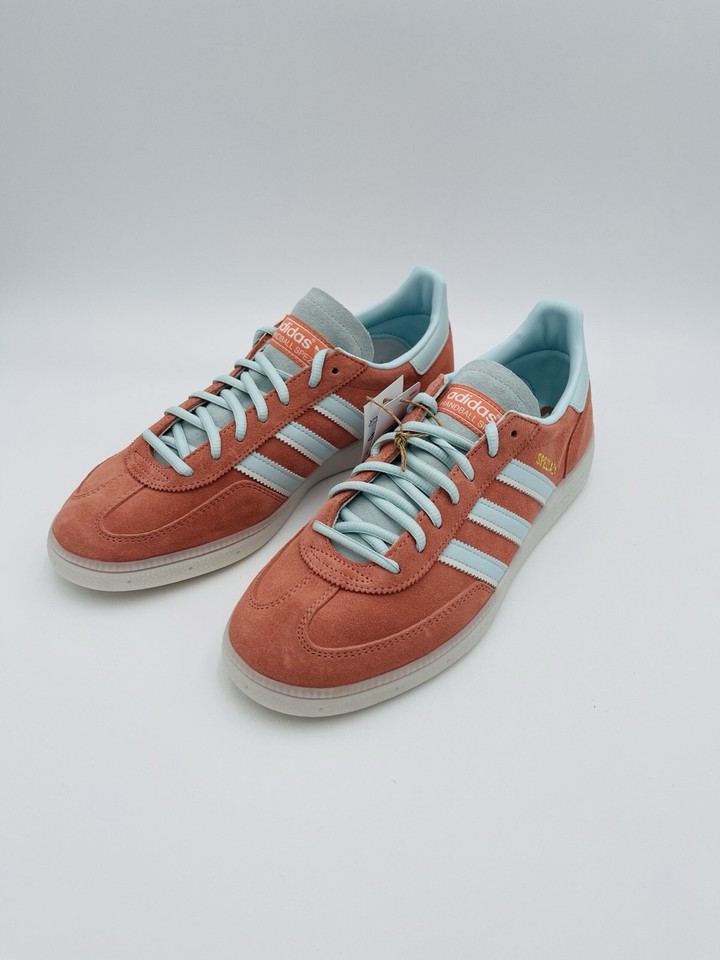 Adidas Handball Spezial Low Mens Casual Sneaker Shoes Peach IG6275 NEW ...