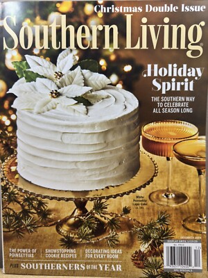Southern Living Magazine December 2024 Christmas Double Issue | eBay