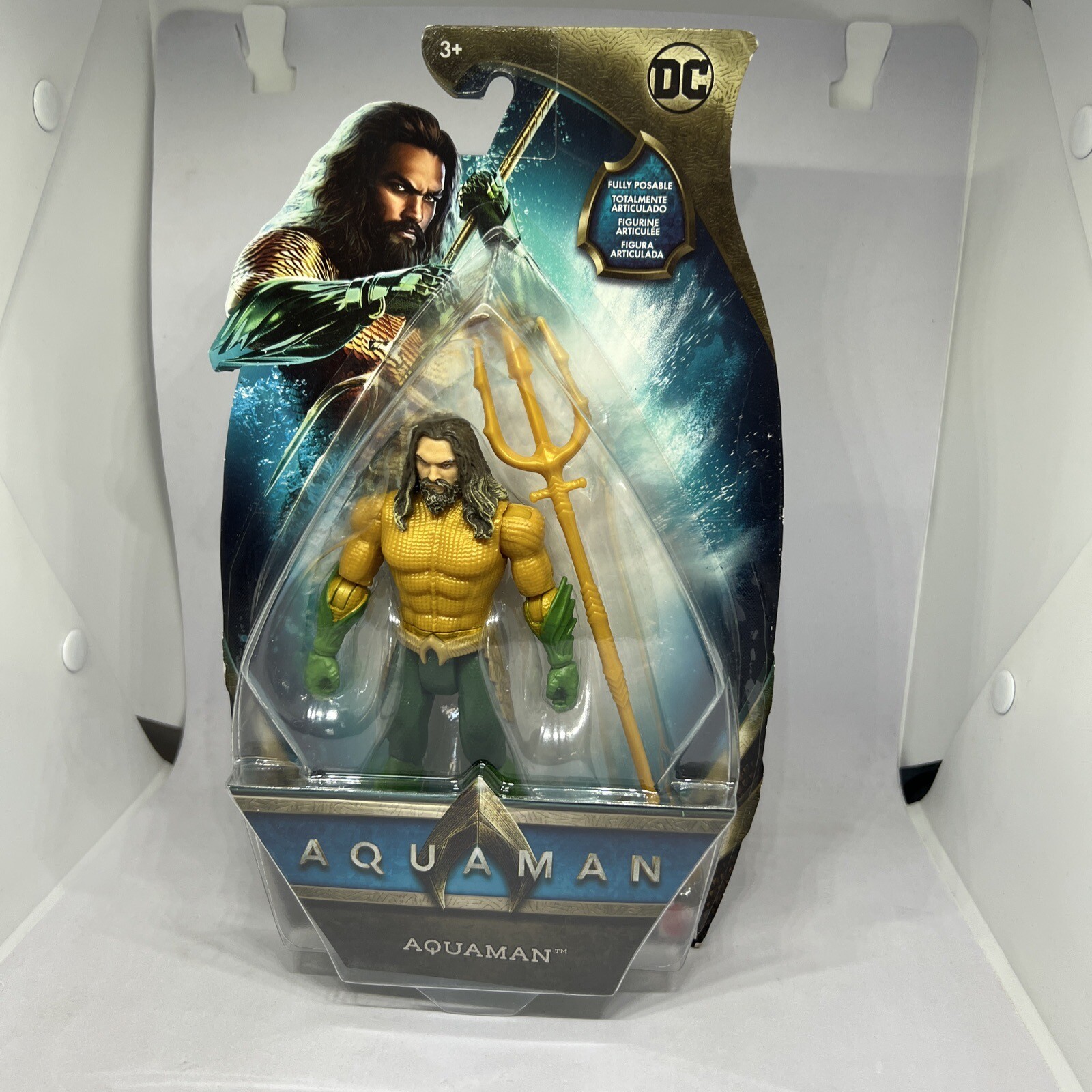 NEW 2018 MATTEL DC COMICS AQUAMAN ROYAL ARMOR & TRIDENT ACTION FIGURE ...