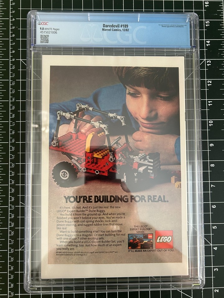 Daredevil #189 - CGC 9.8 - White Pages - 1982 Marvel - 4515021006 | eBay