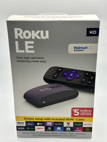 Roku LE HD Streaming Media Player High Speed HDMI Cable & Remote 3930S4 ...