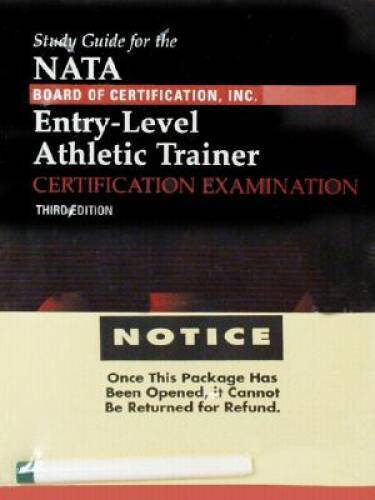 Study Guide for the NATA Board of Certification, Including Entry-Level ...