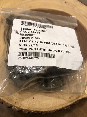 US Army Military Buckle Set NSN 8465-01-585-1540 Coyote Brown New by ...