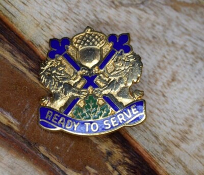 RARE Vintage U.S. Army DI DUI 84th Infantry Division Training Crest ...