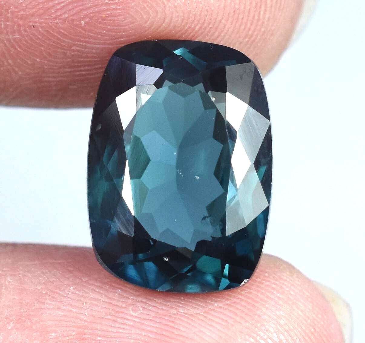 8.70 Ct Natural Indicolite Brazil Blue Green Tourmaline Certified ...