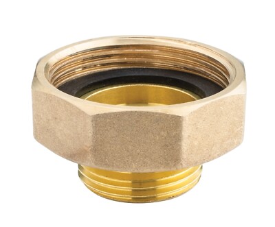 1 1/2 "IG x 1" AG Pumpen Anschluß Verschraubung Messing Überwurfmutter & Dicht. | eBay