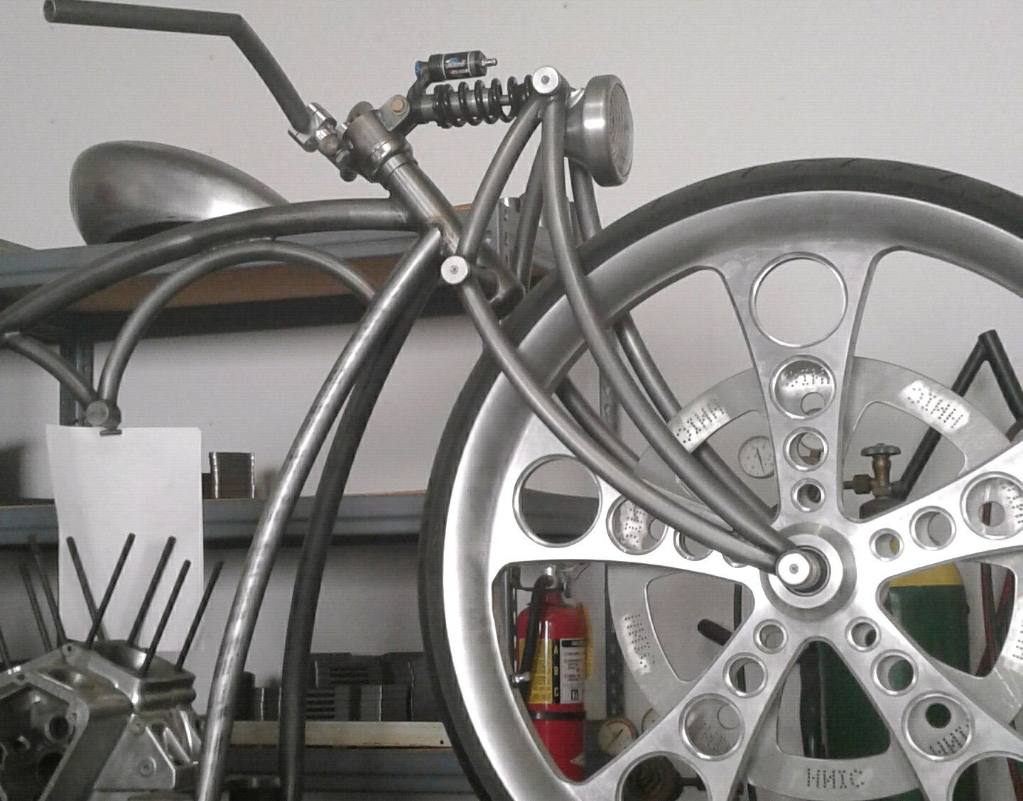 Tinworksinc Harley/Chopper/Bobber Single Shock Front End Girder USA ...