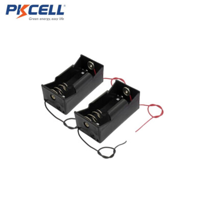 4pcs D Cell Battery Holder Storage Box Case With Wire Leads PKCELL | eBay