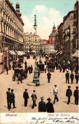 CPA Espagne Madrid - Calle de Sevilla (281995) | eBay