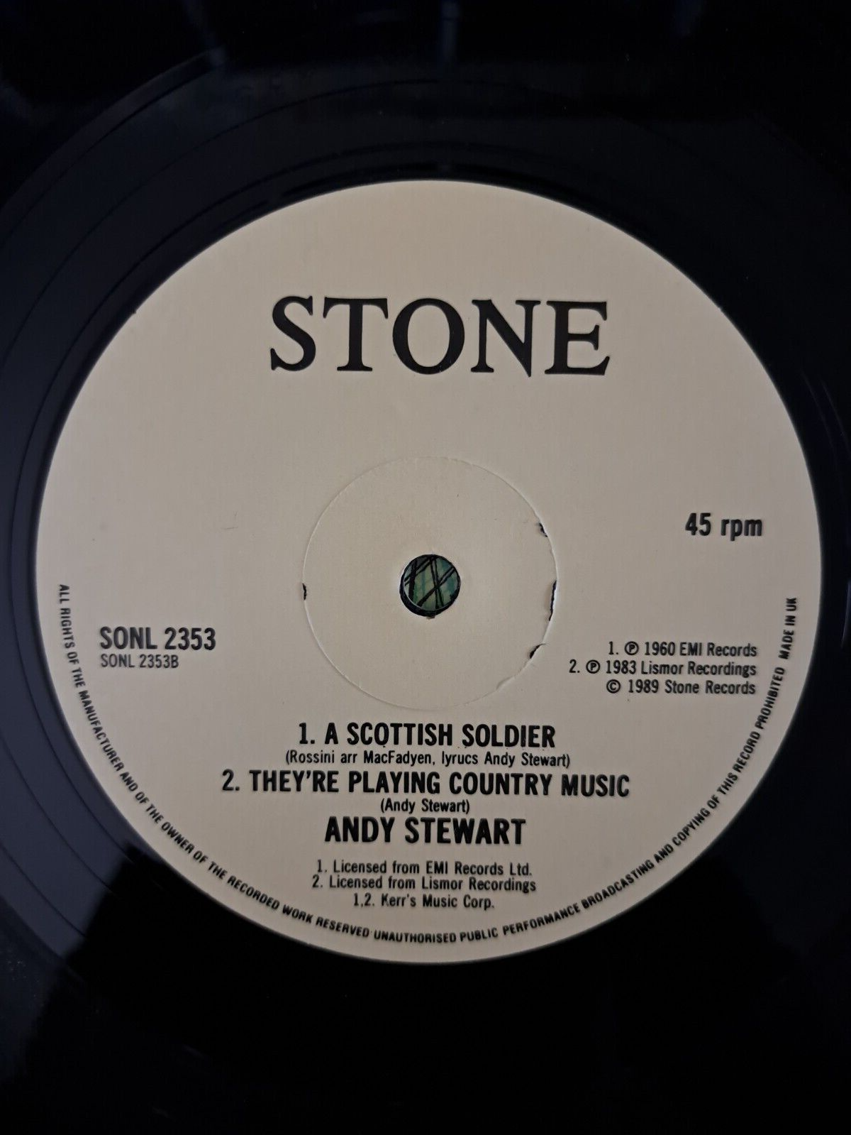Andy Stewart - Donald Where's Your Troosers - 12" Record - Stone ...