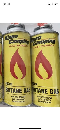 8x Butangas Kartuschen Camping Gas. Kocher Brenner Butan/Propan 227g ...