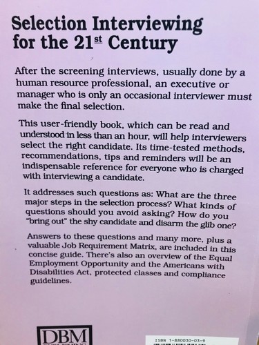 Selection Interviewing for the 21st Century Drake Beam Morin ...