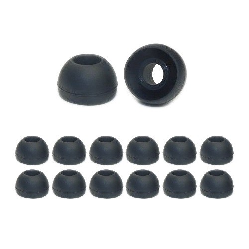 Silicone rubber earphone tips replacement earphone tips earbuds (6pr ...