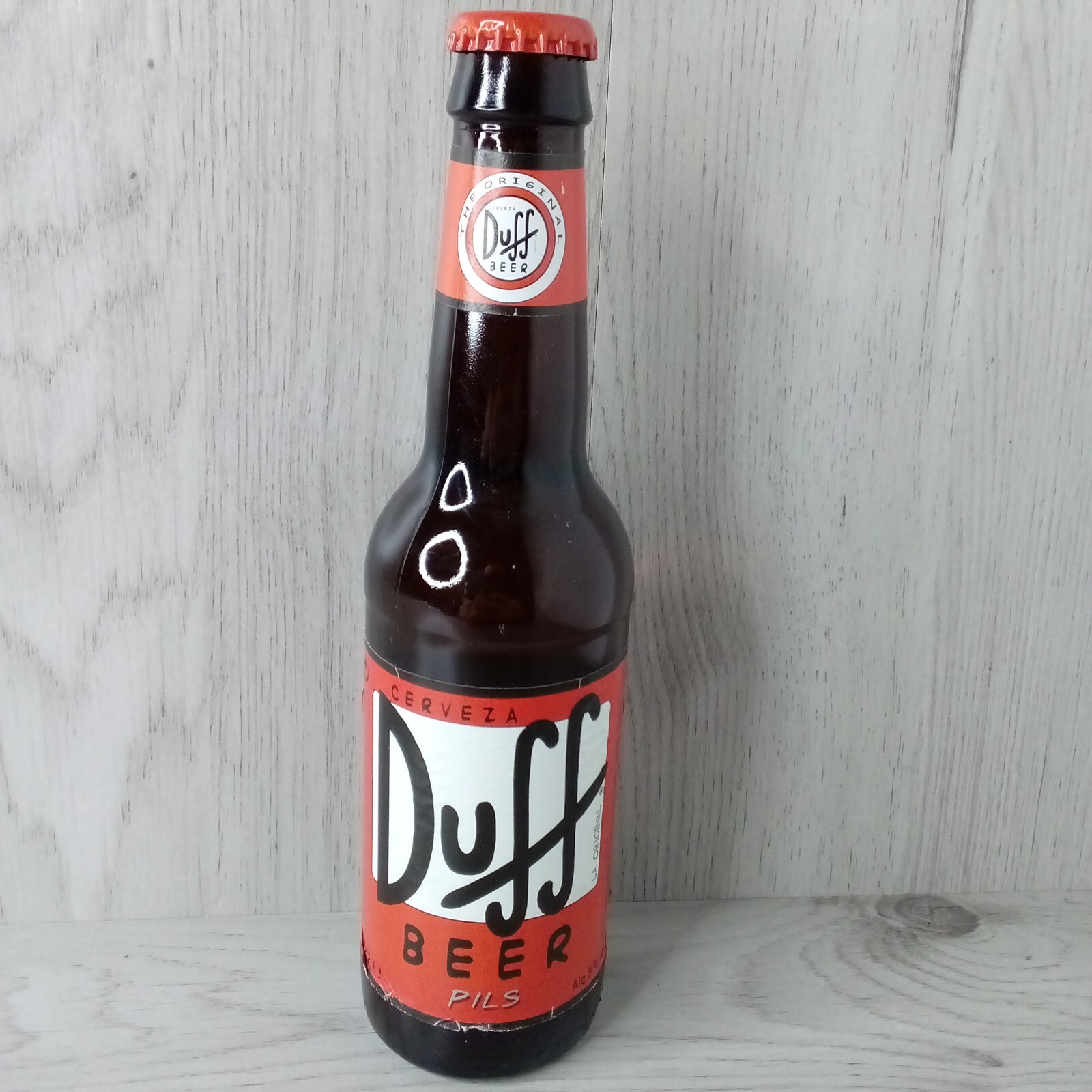 DUFF BEER BOTTLE FROM 2009 - VERY RARE ONLY 1 ON EBAY - RETRO SIMPSONS ...