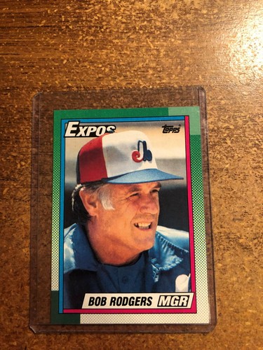 1990 Topps Baseball # 81 Bob Rodgers Expos Manager | eBay