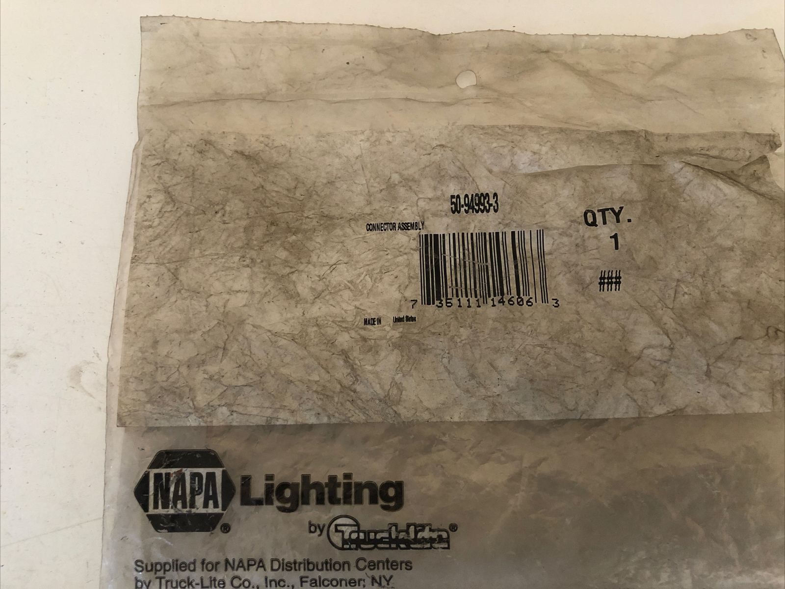 NAPA LIGHTING CONNECTOR ASSEMBLY 50-94993-3 TAIL LAMP NEW TRUCKLITE | eBay