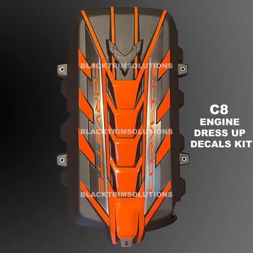 For 20-24 Chevy Corvette C8 Engine Cover Letter Full Decals 2020 2021 ...