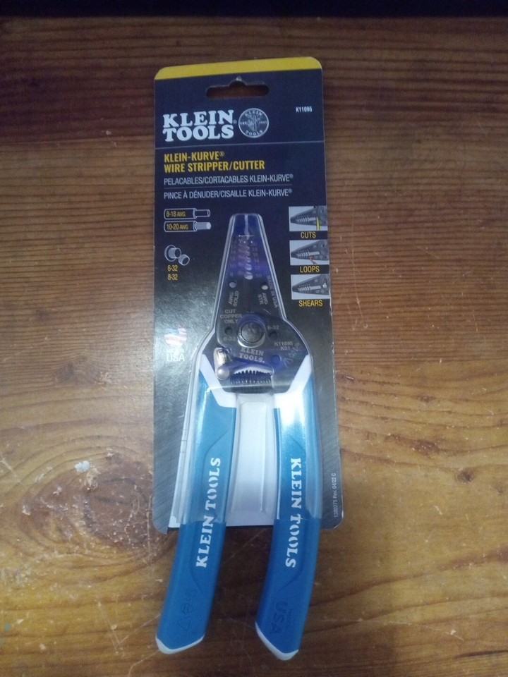 Klein Tools K11095 Klein-kurve 8-20 AWG Wire Stripper | eBay