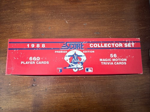 1988 Score Baseball Complete Set Mint 1-660 Plus 56 Magic Motion Trivia ...