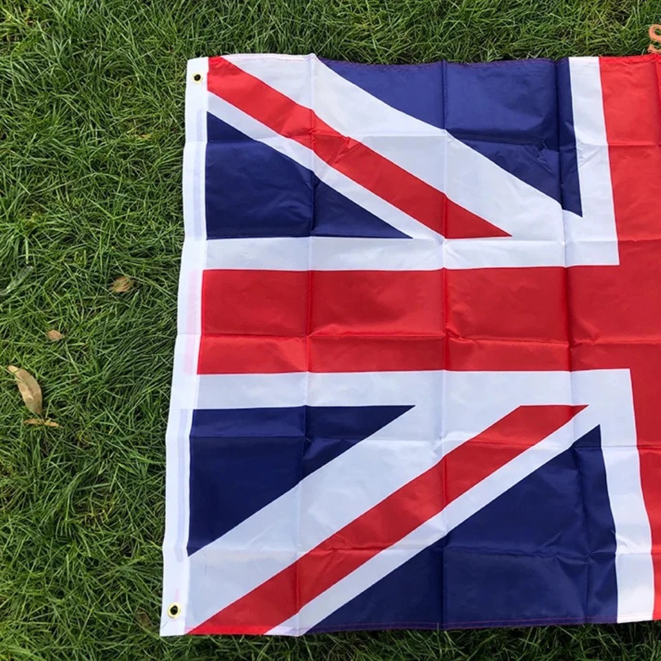 Sewn Union Jack Flag 5x3ft 3x2ft British Heavy Duty Outdoor Double ...