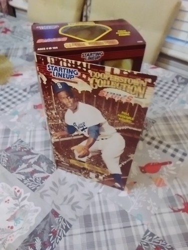 Jackie Robinson Brooklyn Dodgers 12 inch Fully Poseable Starting Lineup ...