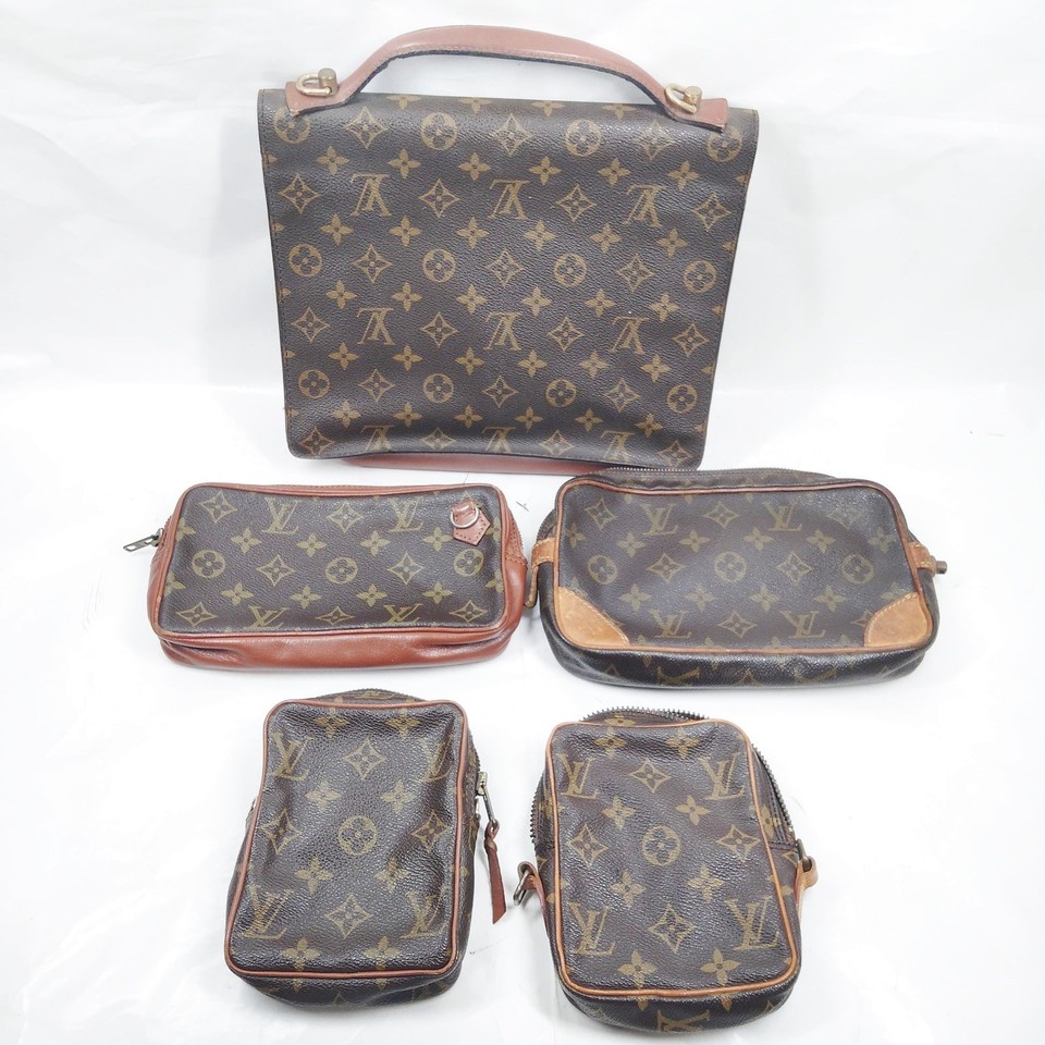Louis Vuitton Monogram Hand Bag Clutch 5 piece set 586593 | eBay