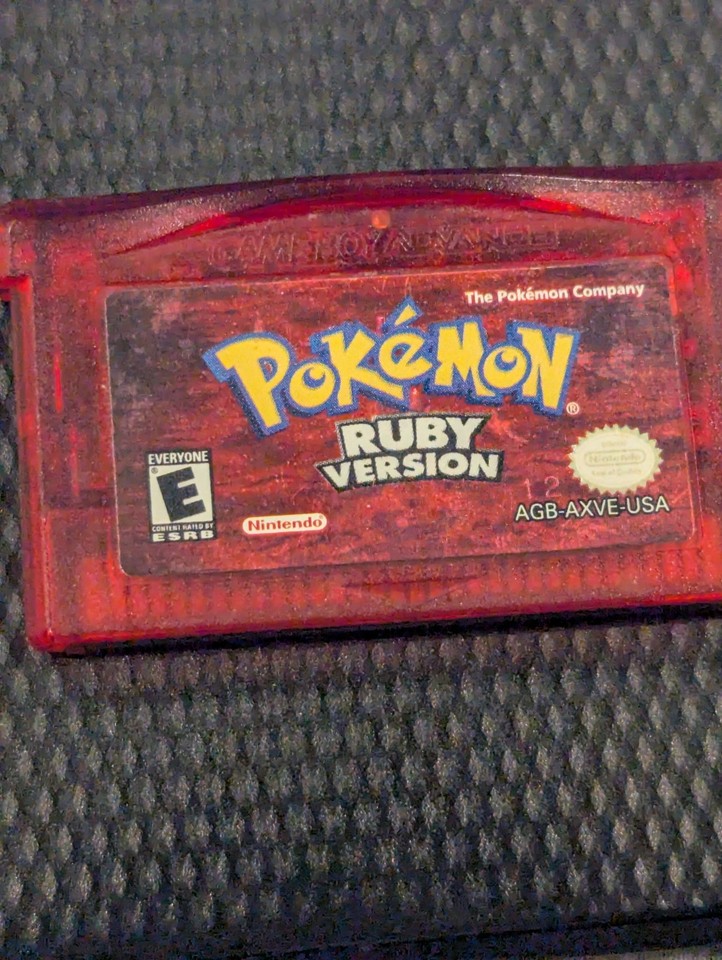 Pokemon Ruby Version Game Boy Advance GBA Authentic Original good ...