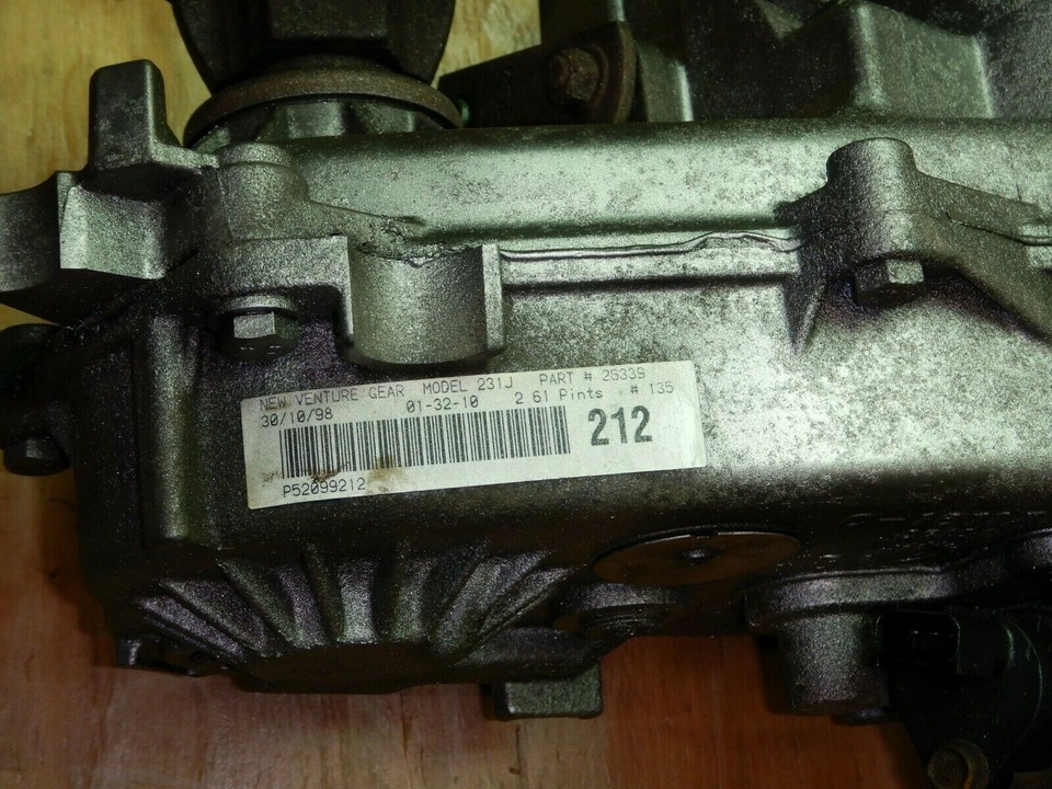 Jeep Wrangler TJ 97-06 231 Transfer Case 23 Spline Short 4.0 Standard ...