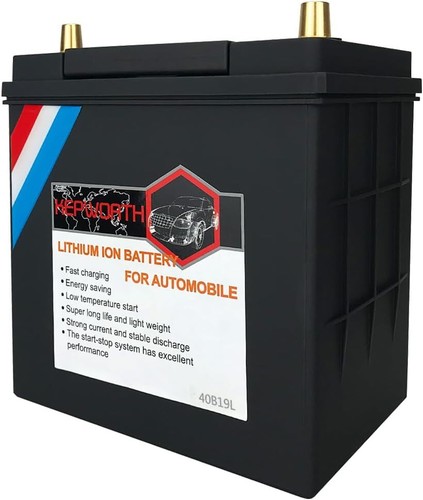 40B19R 12V 20Ah 680CCA Automobile Lithium Battery LiFePO4 BMS Replace ...