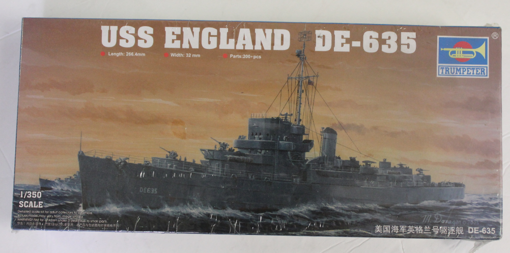 Trumpeter USS England DE-635 in 1/350 05305 ST | eBay