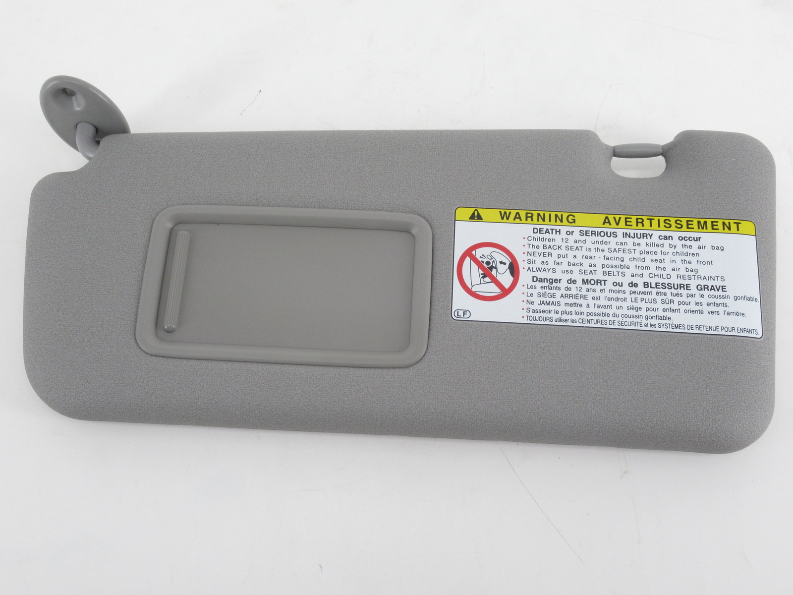 Genuine OEM Toyota 74320-42420-B0 Gray Driver Sunvisor Shade 2004-2005 ...