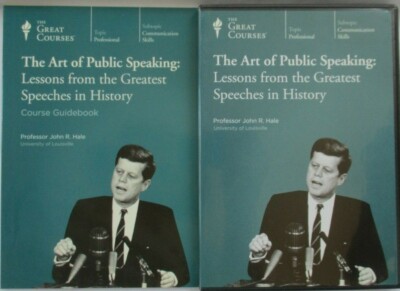 THE ART OF PUBLIC SPEAKING:GREATEST SPEECHES GREAT COURSES 2-DVD ...