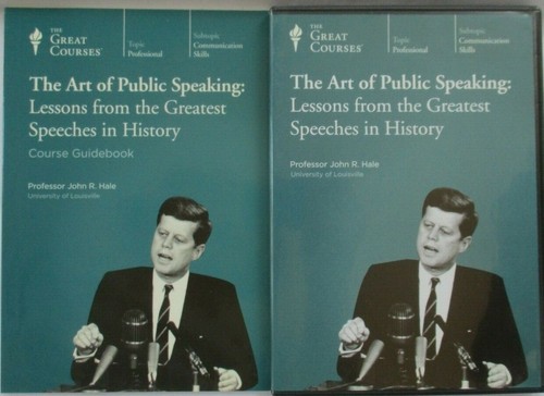 THE ART OF PUBLIC SPEAKING:GREATEST SPEECHES GREAT COURSES 2-DVD ...
