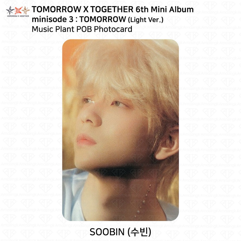 TXT 6th Mini Album Minisode 3:Tomorrow POB Photocard Complete Set KPOP ...