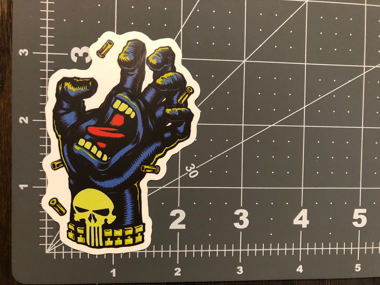 Screaming Hand Laptop/Skateboard/ Guitar/Luggage Decals/Stickers - Your ...