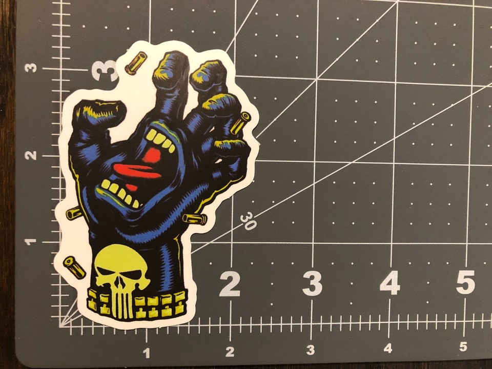 Screaming Hand Laptop/Skateboard/ Guitar/Luggage Decals/Stickers - Your ...