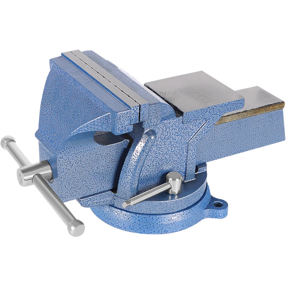 6" New Mechanic Bench Vise Table Top Clamp Press Locking Swivel Base ...