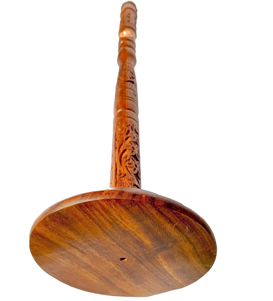 Wooden Yoga Trataka Candle Stand for Opening Third Eye Meditation US | eBay