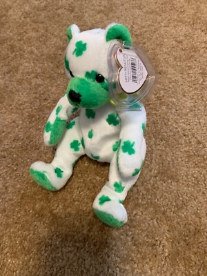 Ty Beanie CLOVER the St. Patrick's Day Irish Bear - MWMT | eBay
