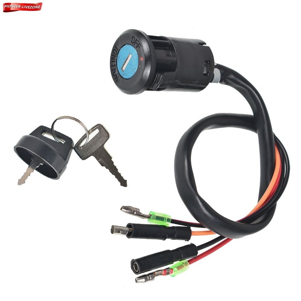 new For Honda FourTrax 300 TRX300 300FW Ignition Key Switch 1988 1989 ...